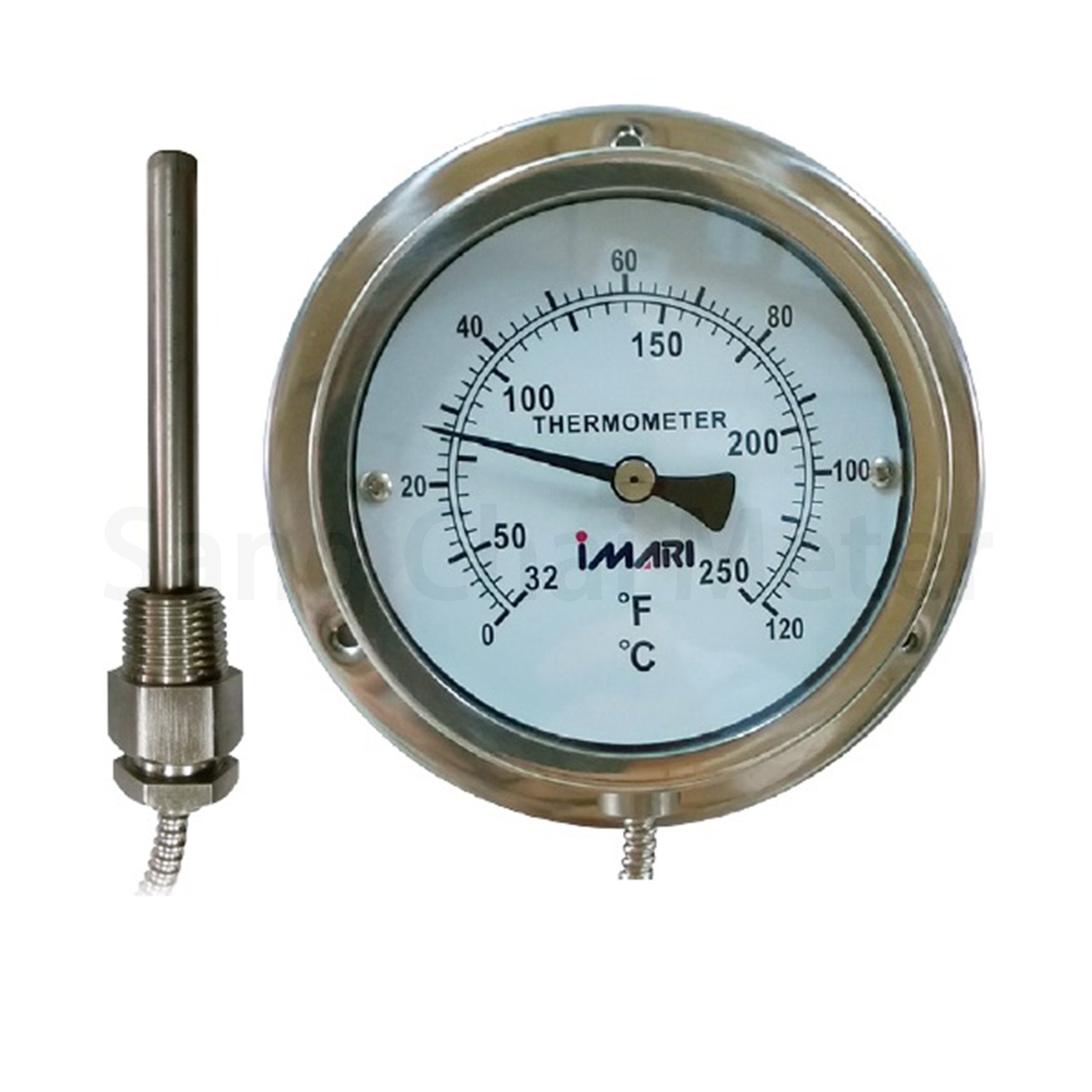 SGC-100(I) เกจ์วัดอุณหภูมิแบบท่อแคปปิลารี่ - บริษัท แสงชัยมิเตอร์ จำกัด