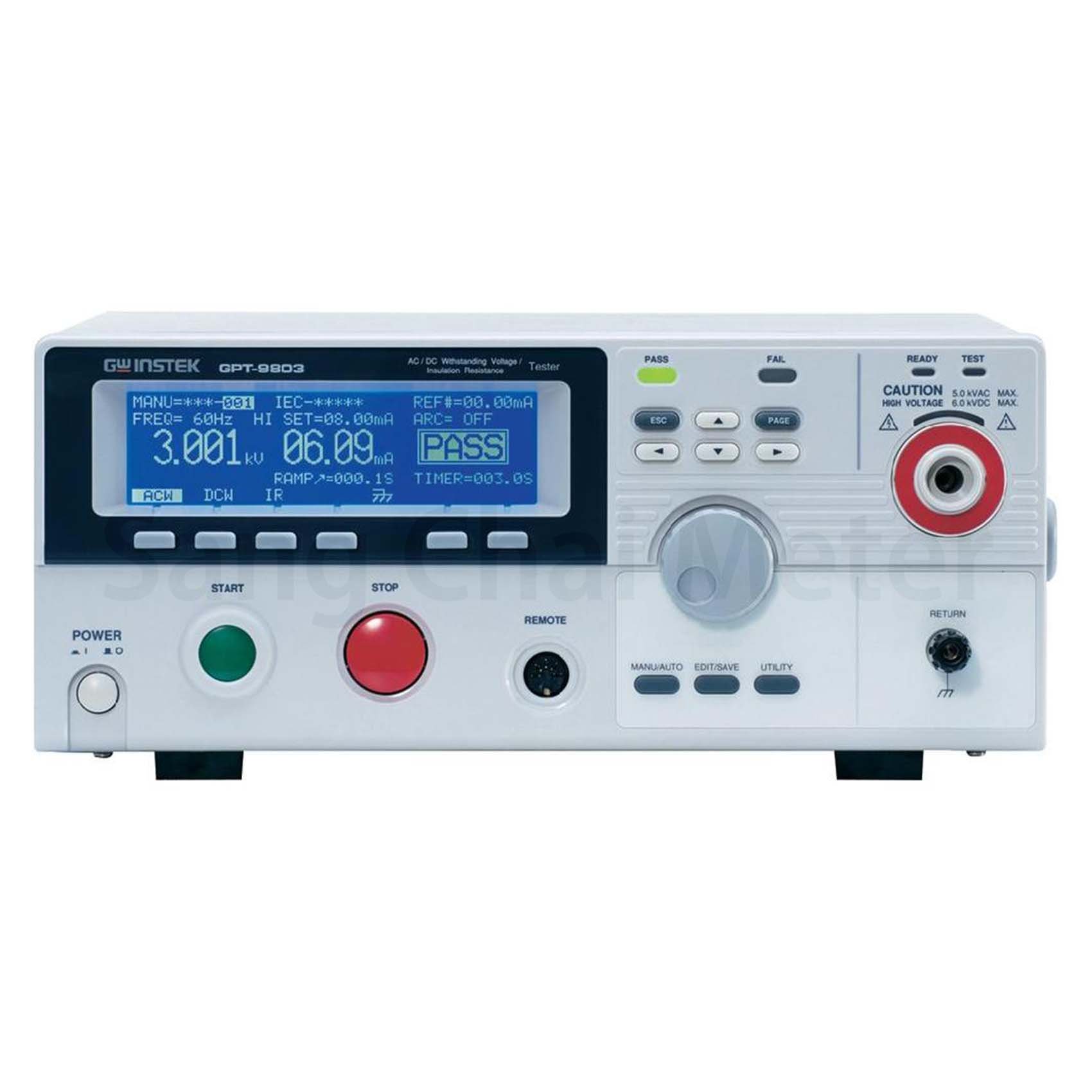 GPT-9803 เครื่องทดสอบความปลอดภัยทางไฟฟ้า แบบตั้งโต๊ะ - บริษัท แสงชัย ...
