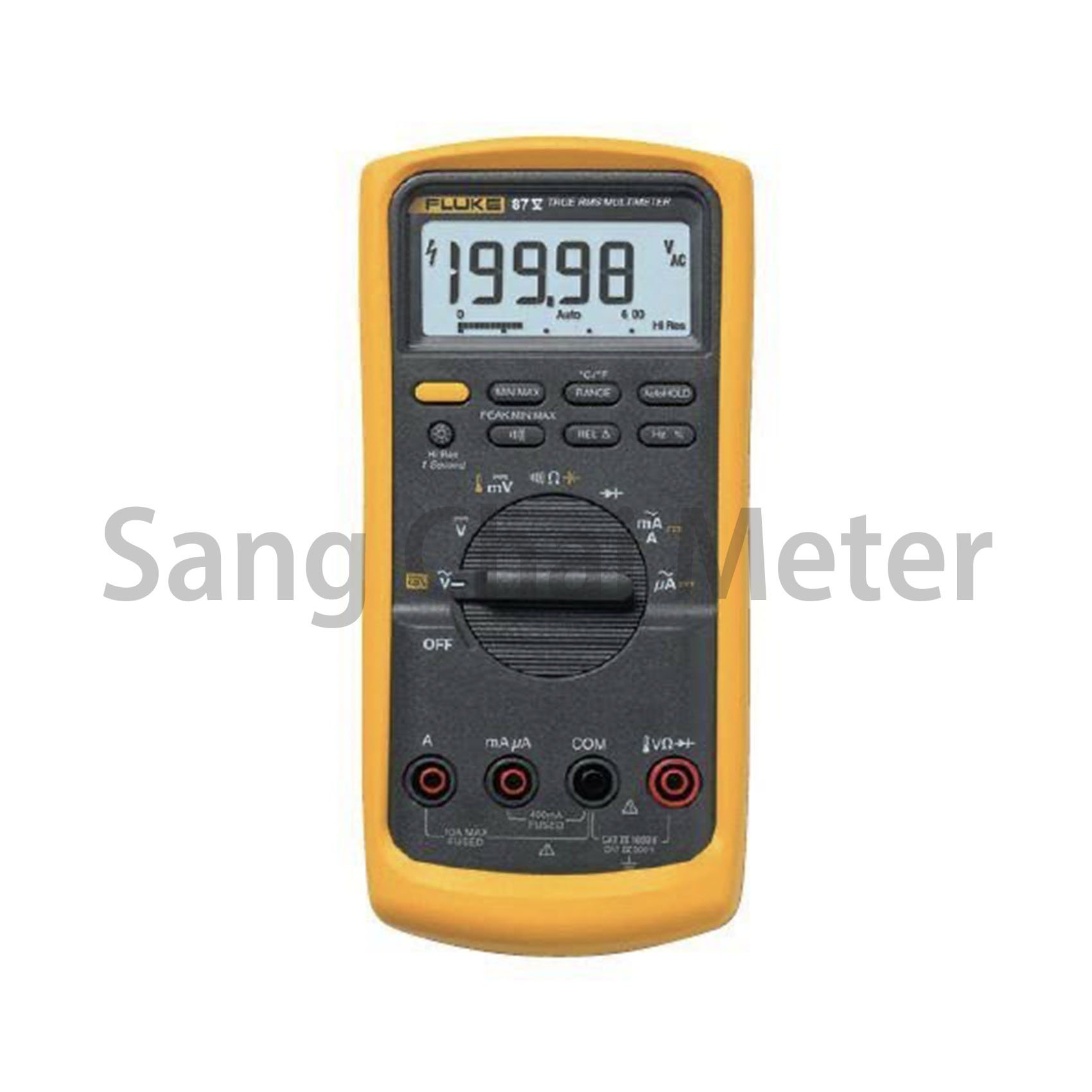 FLUKE-87-5 Industrial Digital Multimeter, 80 Series V, 19999 Count ...
