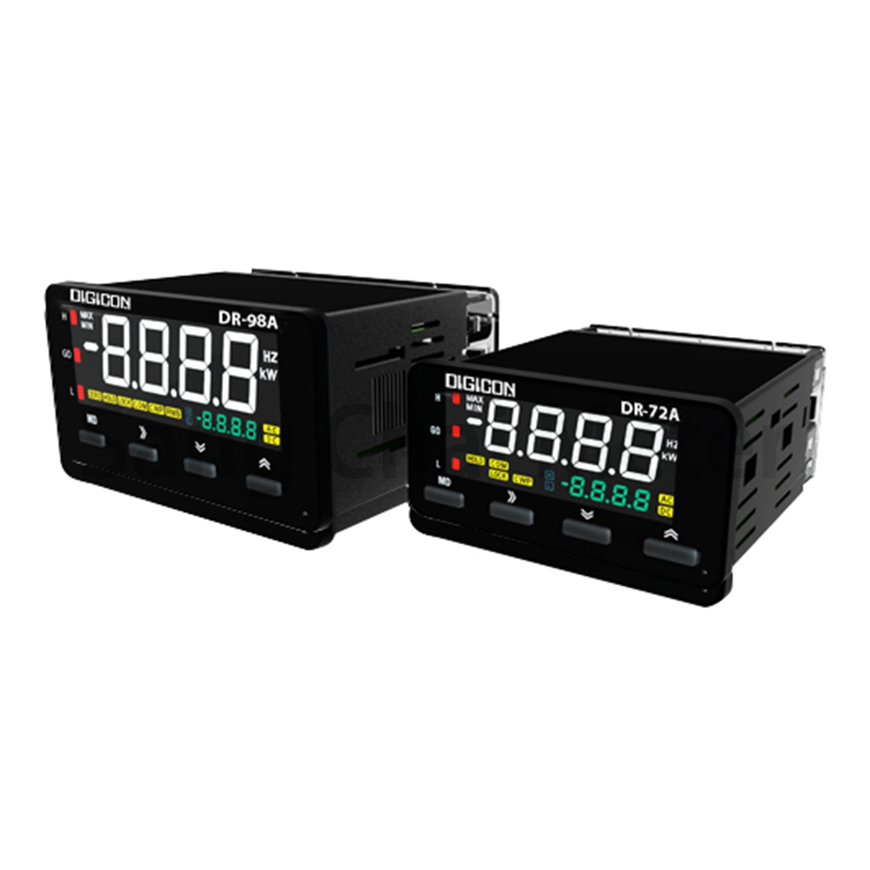 ดิจิตอลมิเตอร์วัดโวลท์/แอมป์ แบบติดแผง จอ LCD | Digital Panel Meter ...