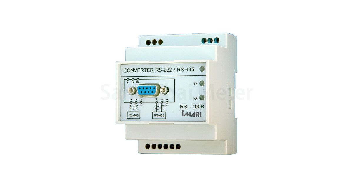 RS-100B เครื่องแปลงสัญญาณ RS - 232/RS - 485 - บริษัท แสงชัยมิเตอร์ จำกัด