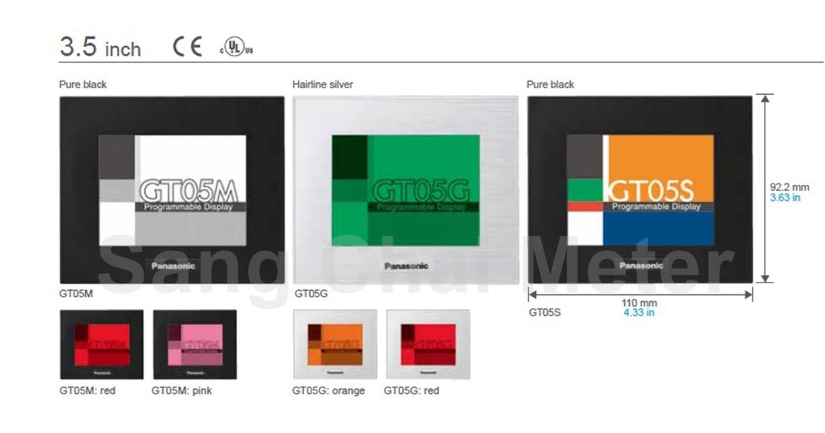 GT05 จอสั่งการระบบสัมผัส - บริษัท แสงชัยมิเตอร์ จำกัด