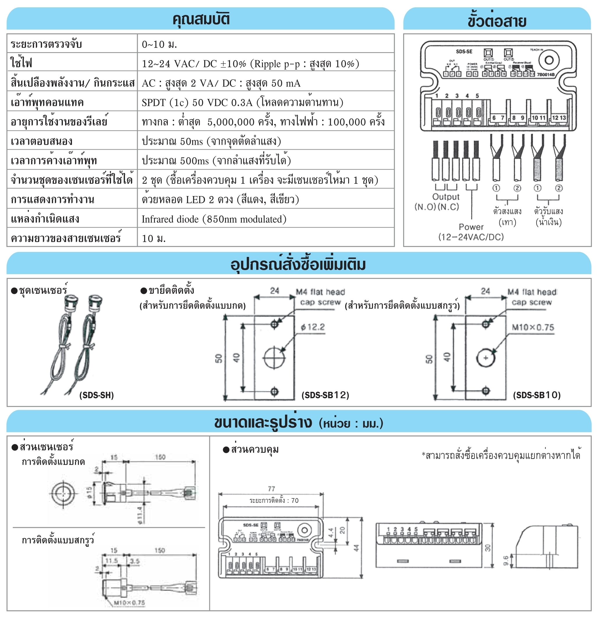 Door Side Sensor - บริษัท แสงชัยมิเตอร์ จำกัด