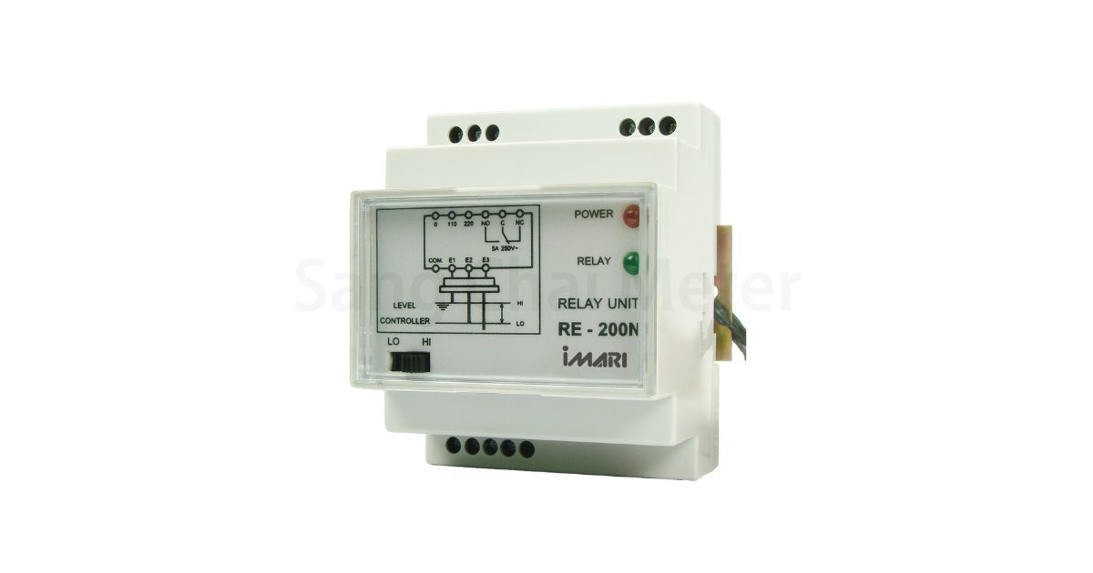 RE-200N รีเลย์ควบคุมระดับสำหรับก้านอีเล็คโทรด - บริษัท แสงชัยมิเตอร์ จำกัด