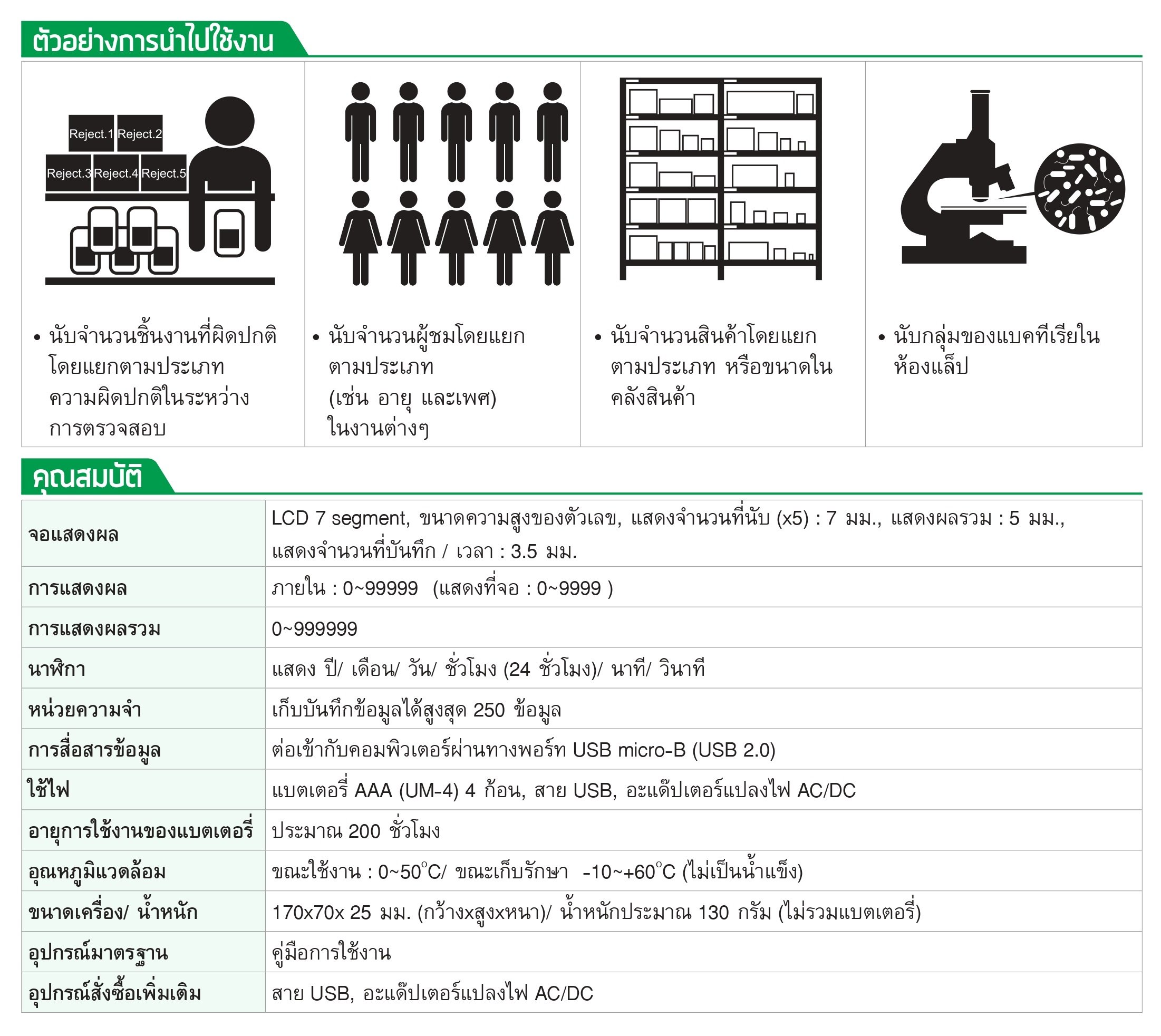 5 Combined Tally Counter - บริษัท แสงชัยมิเตอร์ จำกัด