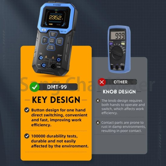 DMT-99 ดิจิตอลมัลติมิเตอร์ | Color Screen Digital Multi-Meter - บริษัท ...