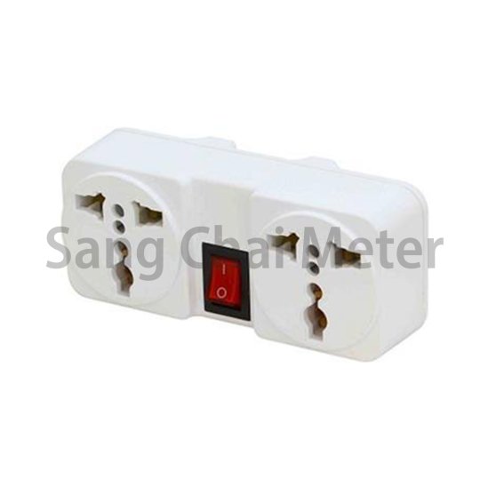 ปลั๊กแปลงขาแบน 3P - บริษัท แสงชัยมิเตอร์ จำกัด