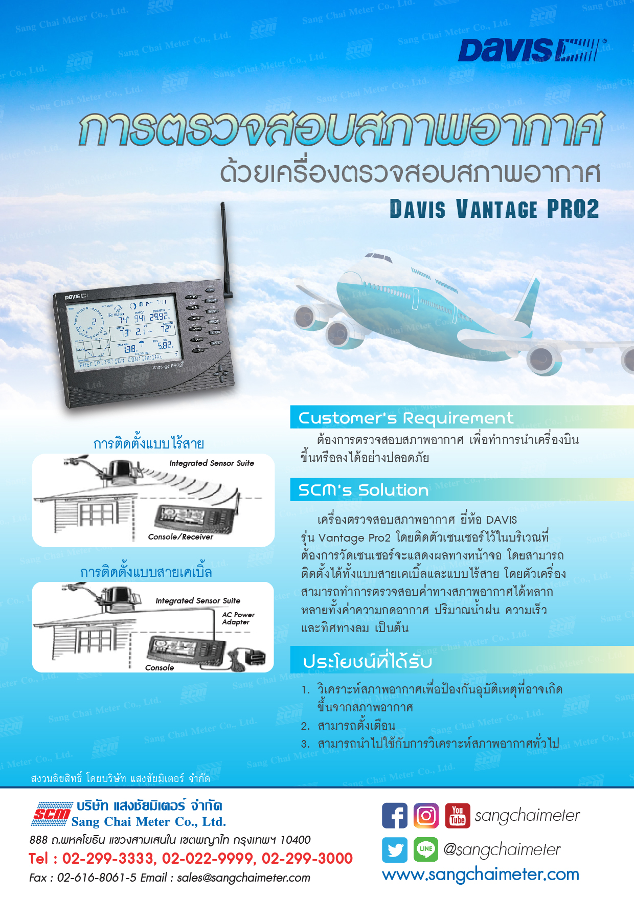 Weather Station DAVIS Vantage Pro2 - บริษัท แสงชัยมิเตอร์ จำกัด